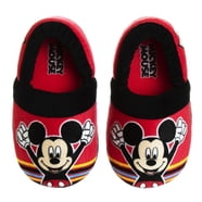 Disney Mickey Mouse Toddler Boys' Legendary Dual Sizes Slippers - Blue ...