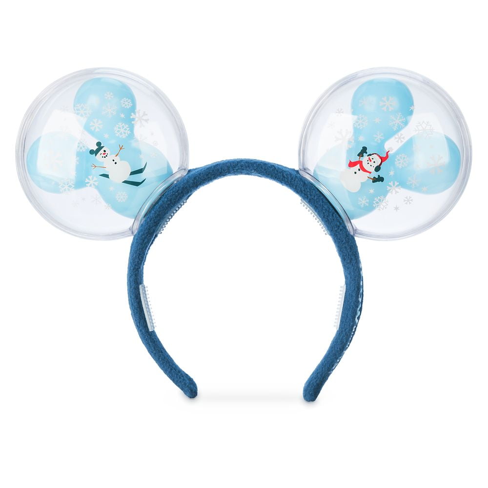 Disney Mickey Mouse Snowman Balloon Light-Up Ear Headband for Adults ...