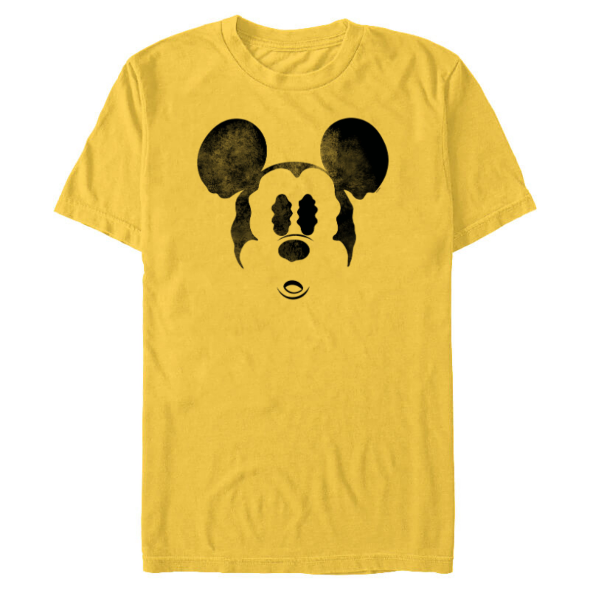 Disney Mickey Mouse Spooky Wiggly Face Retro Distressed - Short Sleeve ...