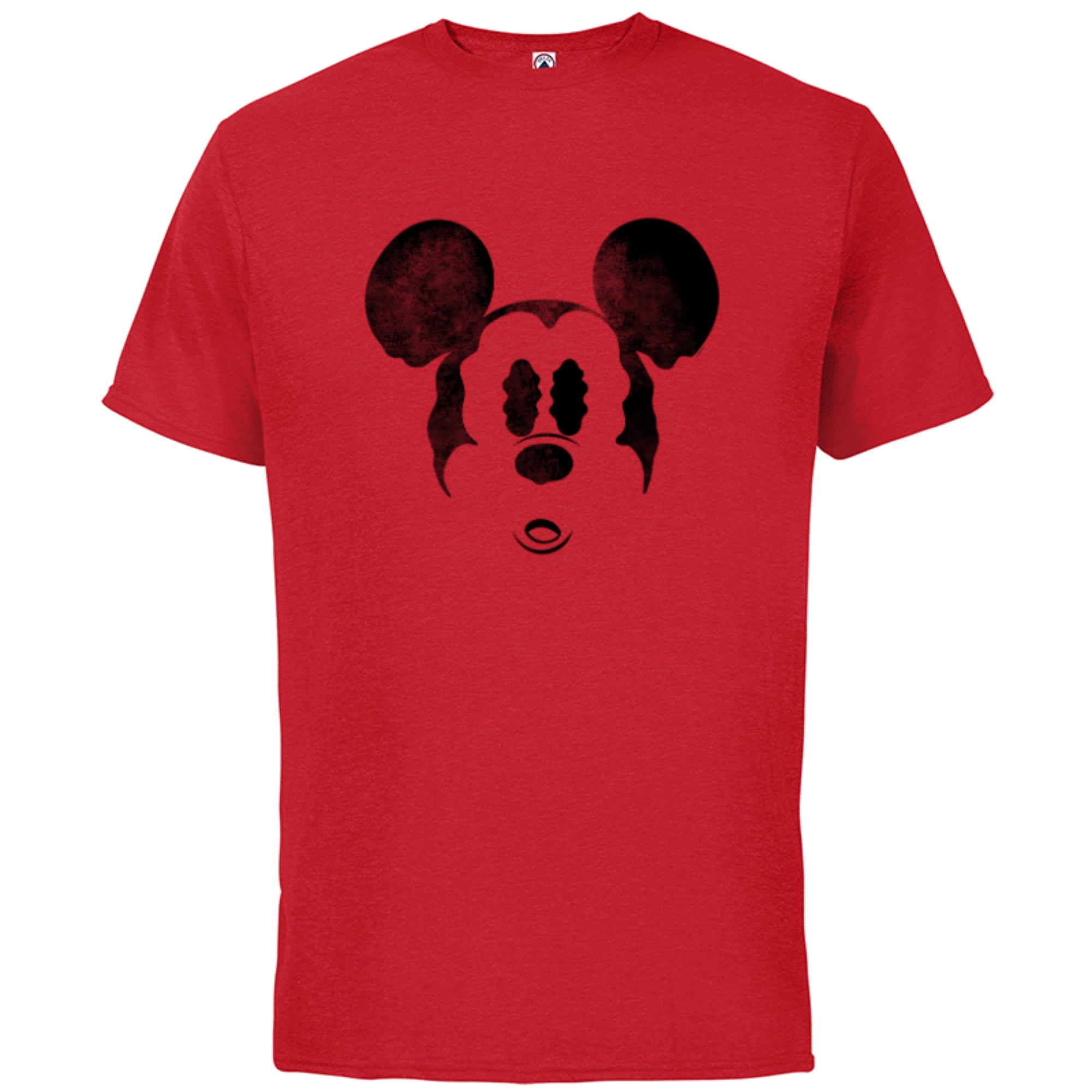 Disney Mickey Mouse Spooky Wiggly Face Retro Distressed - Short Sleeve ...