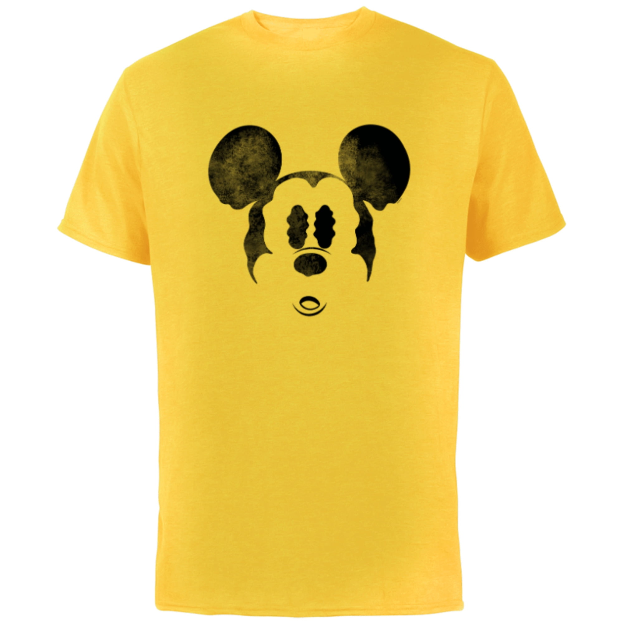 Disney Mickey Mouse Spooky Wiggly Face Retro Distressed - Short Sleeve ...
