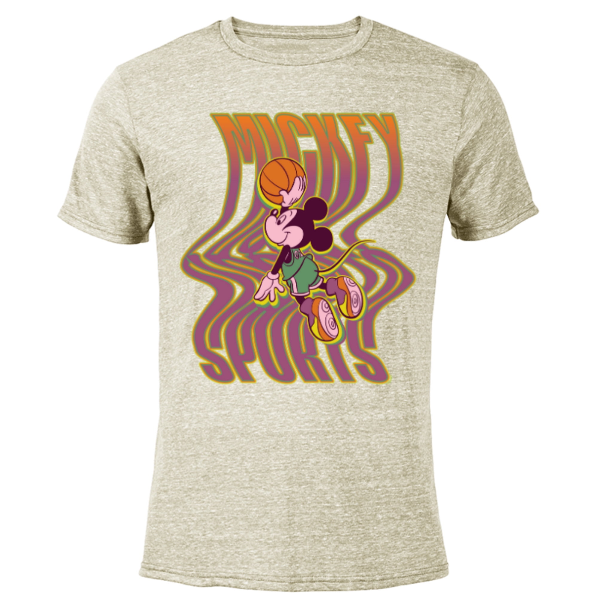 Disney Mickey Mouse Sports Basketball Dunk Wavy Letters - Short Sleeve ...