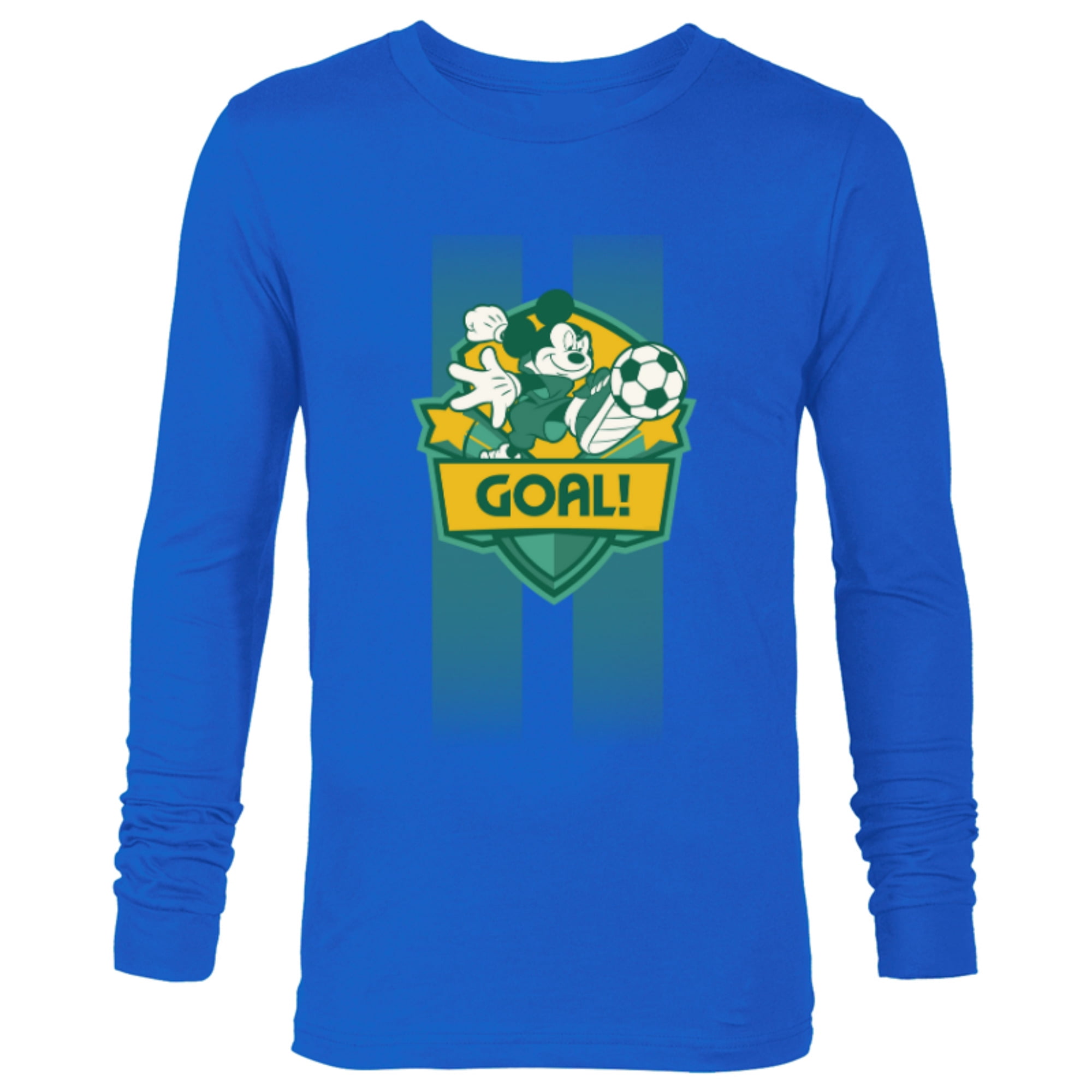 Disney Mickey Mouse Sports Goal Winning Kick Soccer Ball - Long Sleeve ...