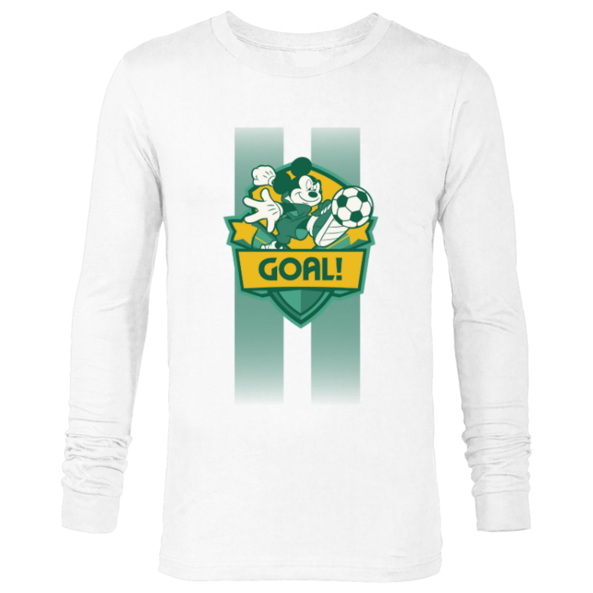 Disney Mickey Mouse Sports Goal Winning Kick Soccer Ball - Long Sleeve ...