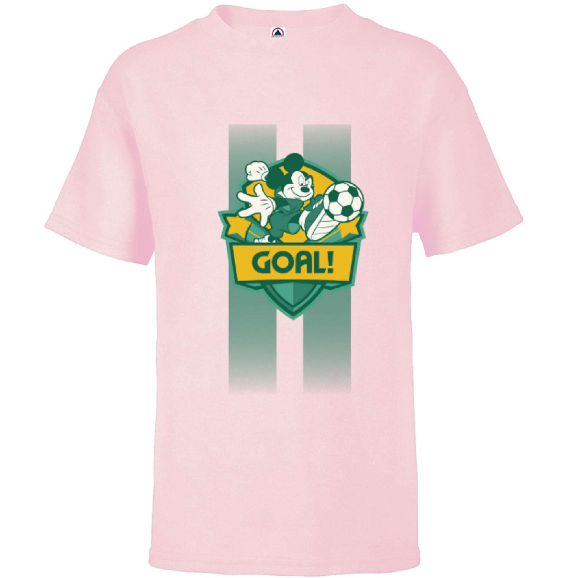 Disney Mickey Mouse Sports Goal Winning Kick Soccer Ball - Short Sleeve ...