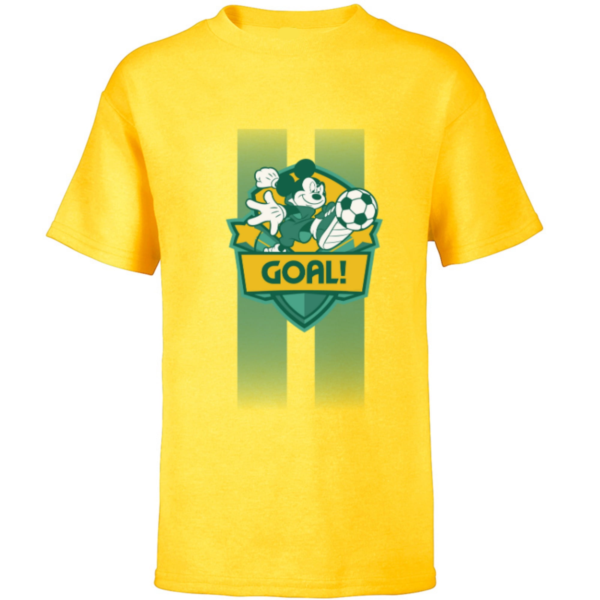 Disney Mickey Mouse Sports Goal Winning Kick Soccer Ball - Short Sleeve ...