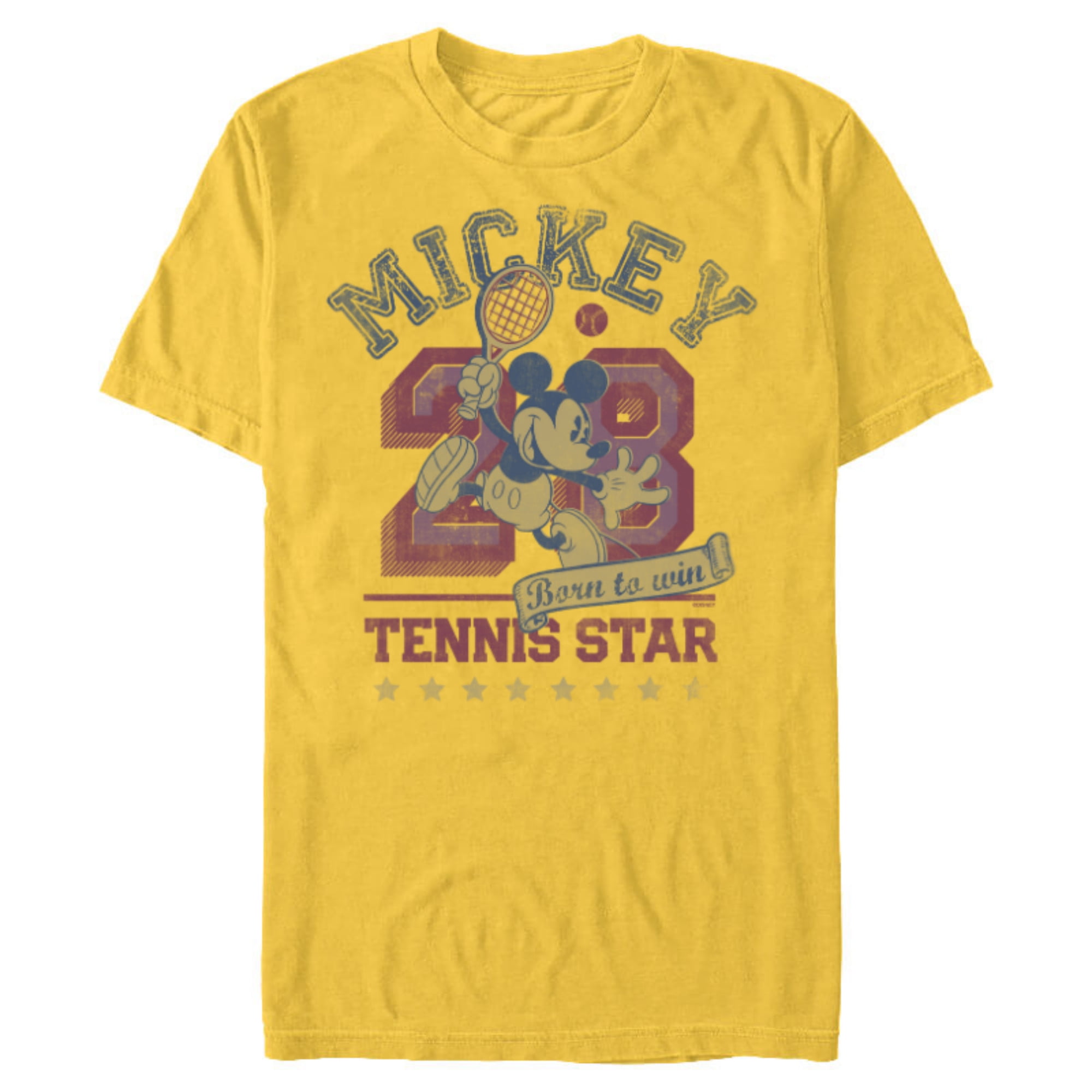 Disney Mickey Mouse Sports Tennis Star 28 Distressed - Short Sleeve ...