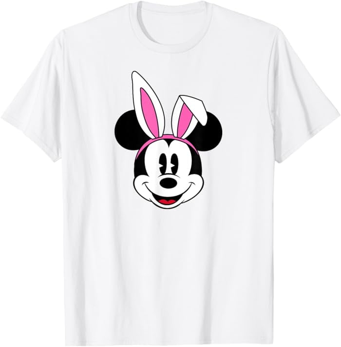 Disney Mickey Mouse Spring Easter Bunny Ears T-Shirt,Royal Blue Color ...