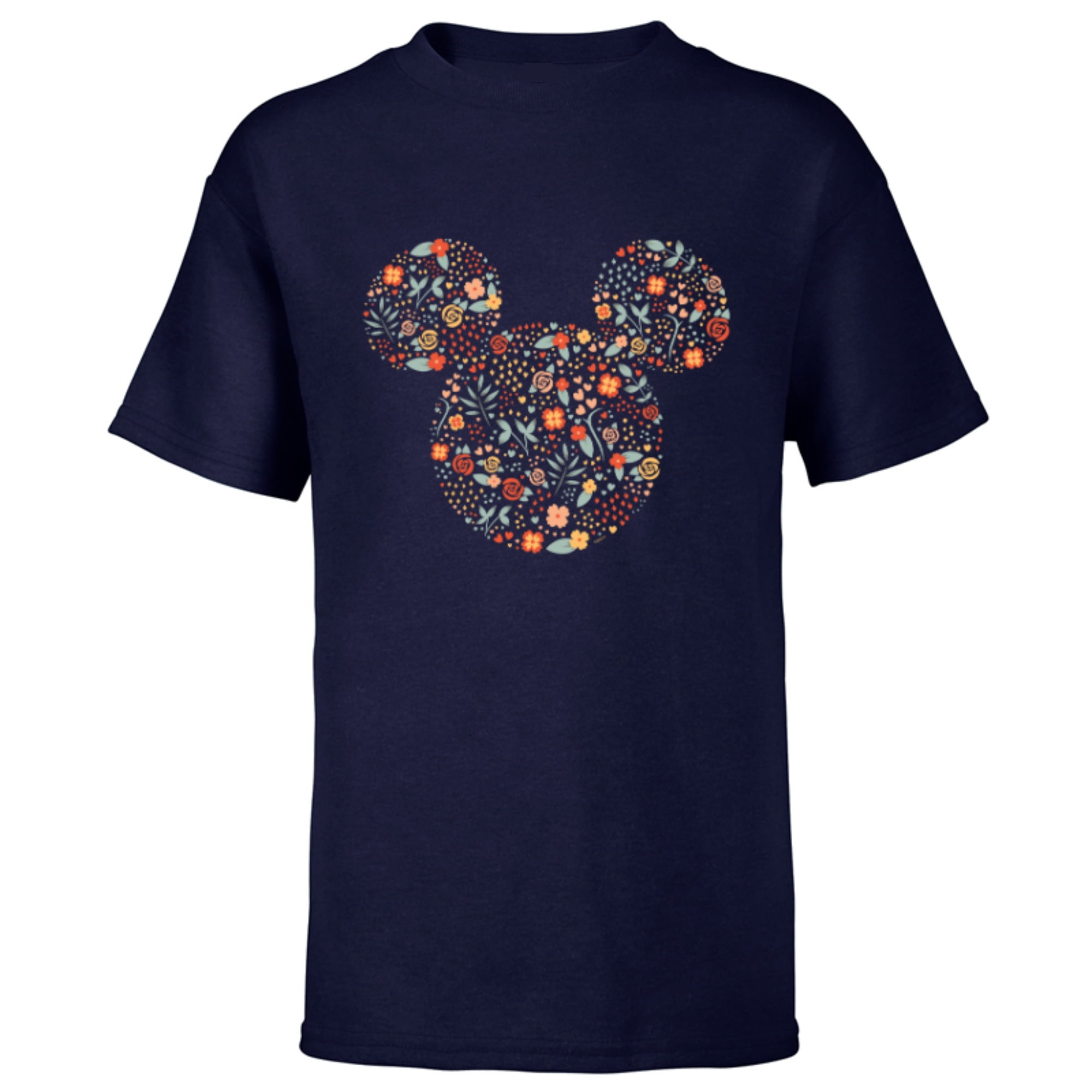 Disney Mickey Mouse Spring Head Icon with Bow Springtime - Short Sleeve ...