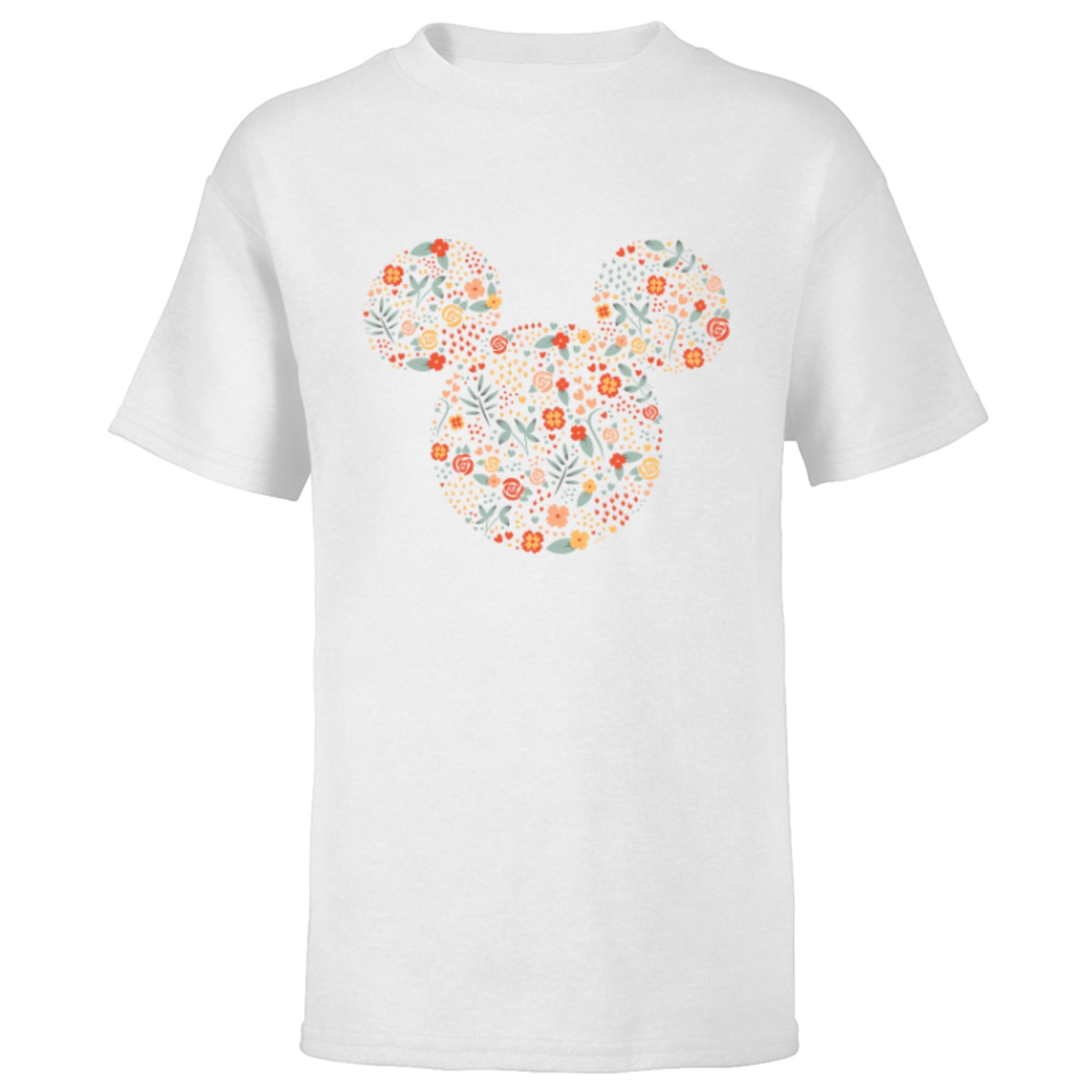 Disney Mickey Mouse Spring Head Icon with Bow Springtime - Short Sleeve ...