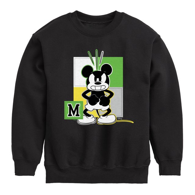 Disney - Mickey Mouse Square Color - Toddler & Youth Crewneck Fleece ...