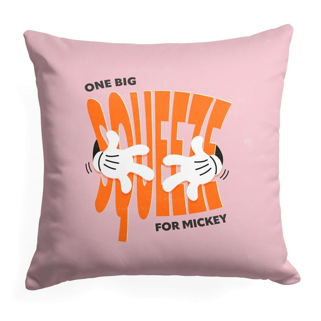 Disney Mickey Mouse Squeeze For Mickey Kids Printed Throw Pillow ...