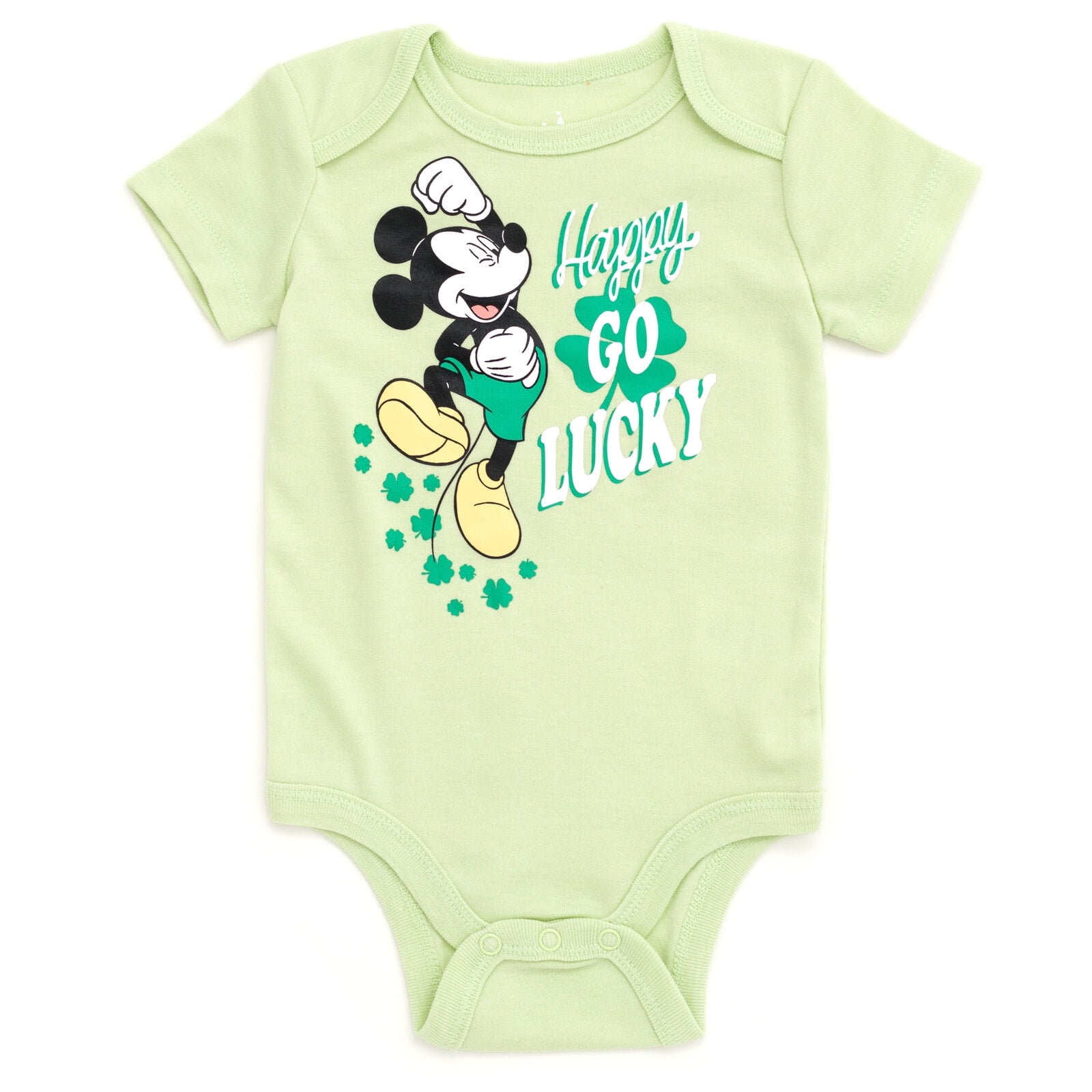 Disney Mickey Mouse St. Patrick's Day Bodysuit Newborn to Infant ...