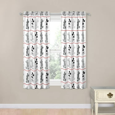 Disney Mickey Mouse Curtains for Kids Bedroom - Cute Faces Room ...