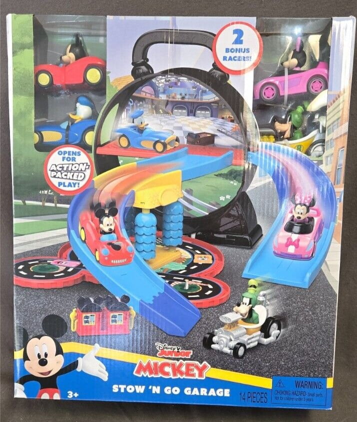 Disney Mickey Mouse Stow ’n Go Garage - Walmart.com