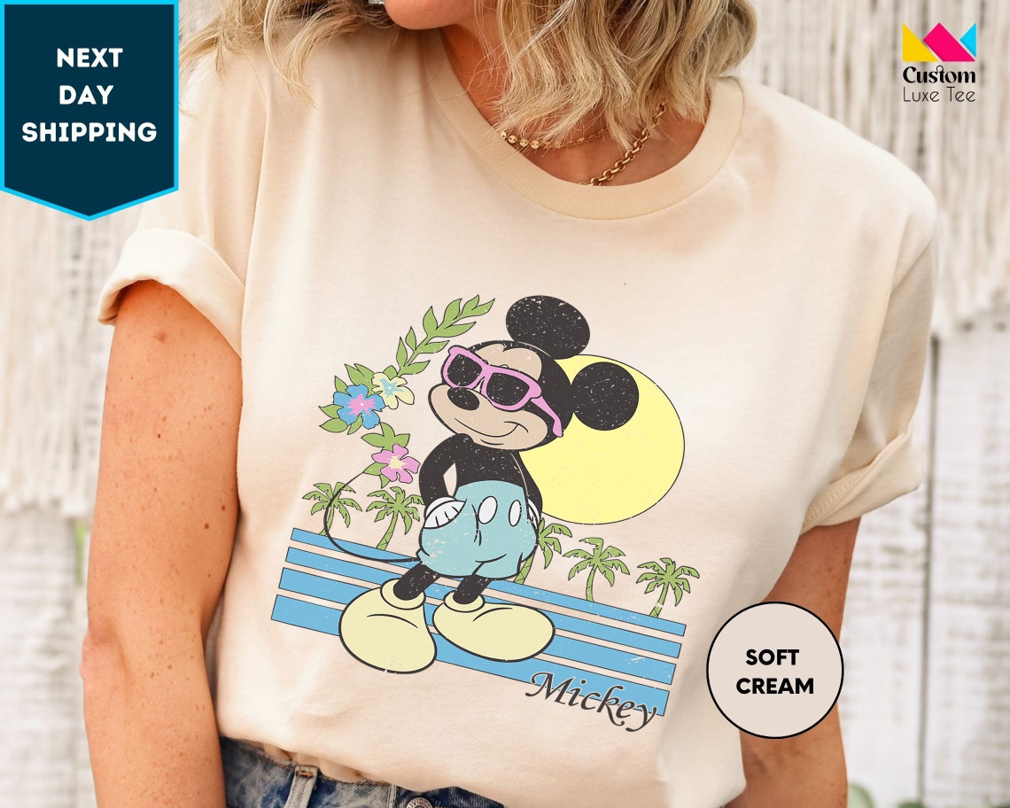 Disney Mickey Mouse Summer Style Shirt, Mickey And Friends, Disneyland ...