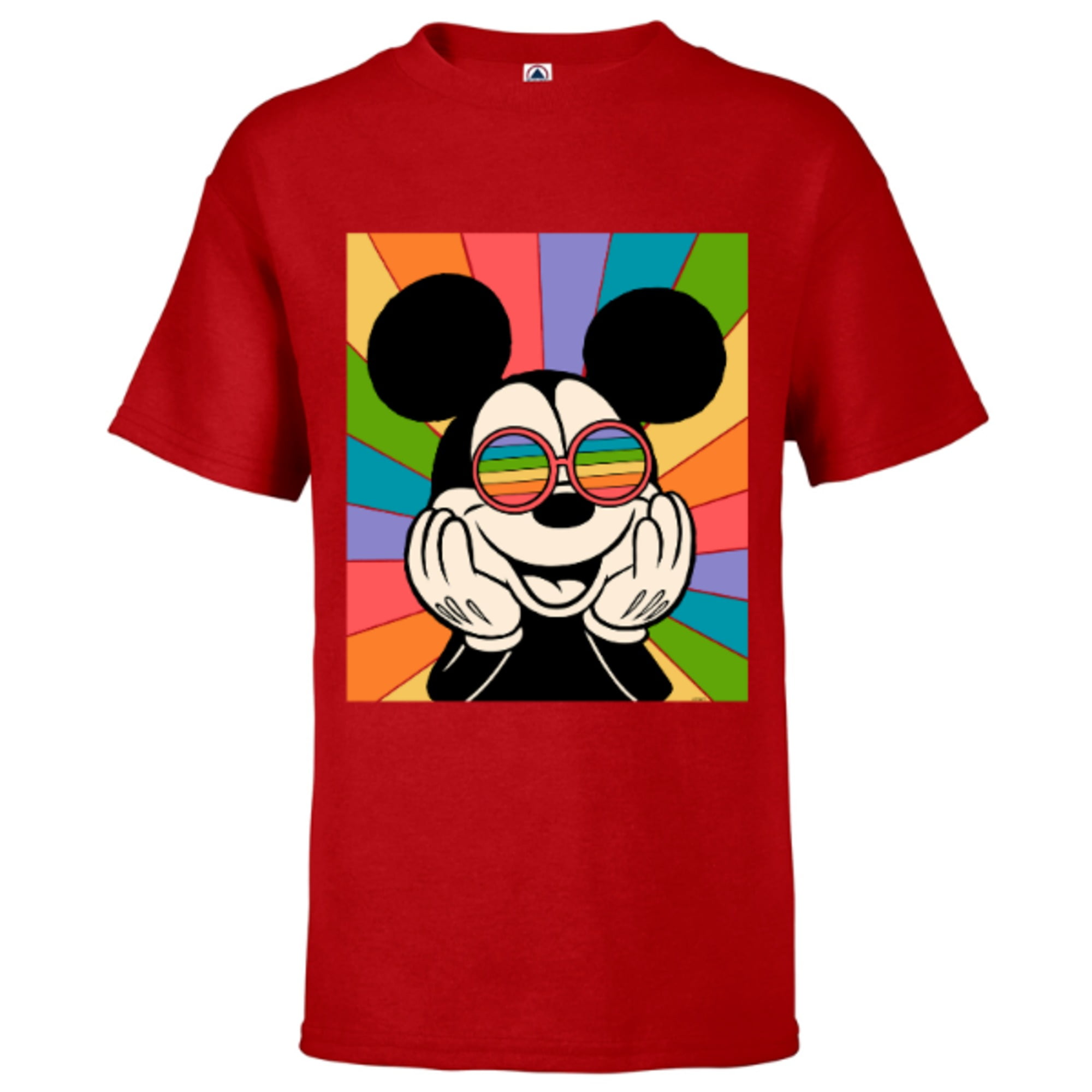 Disney Mickey Mouse Sun Burst Retro - Short Sleeve T-Shirt for Kids ...
