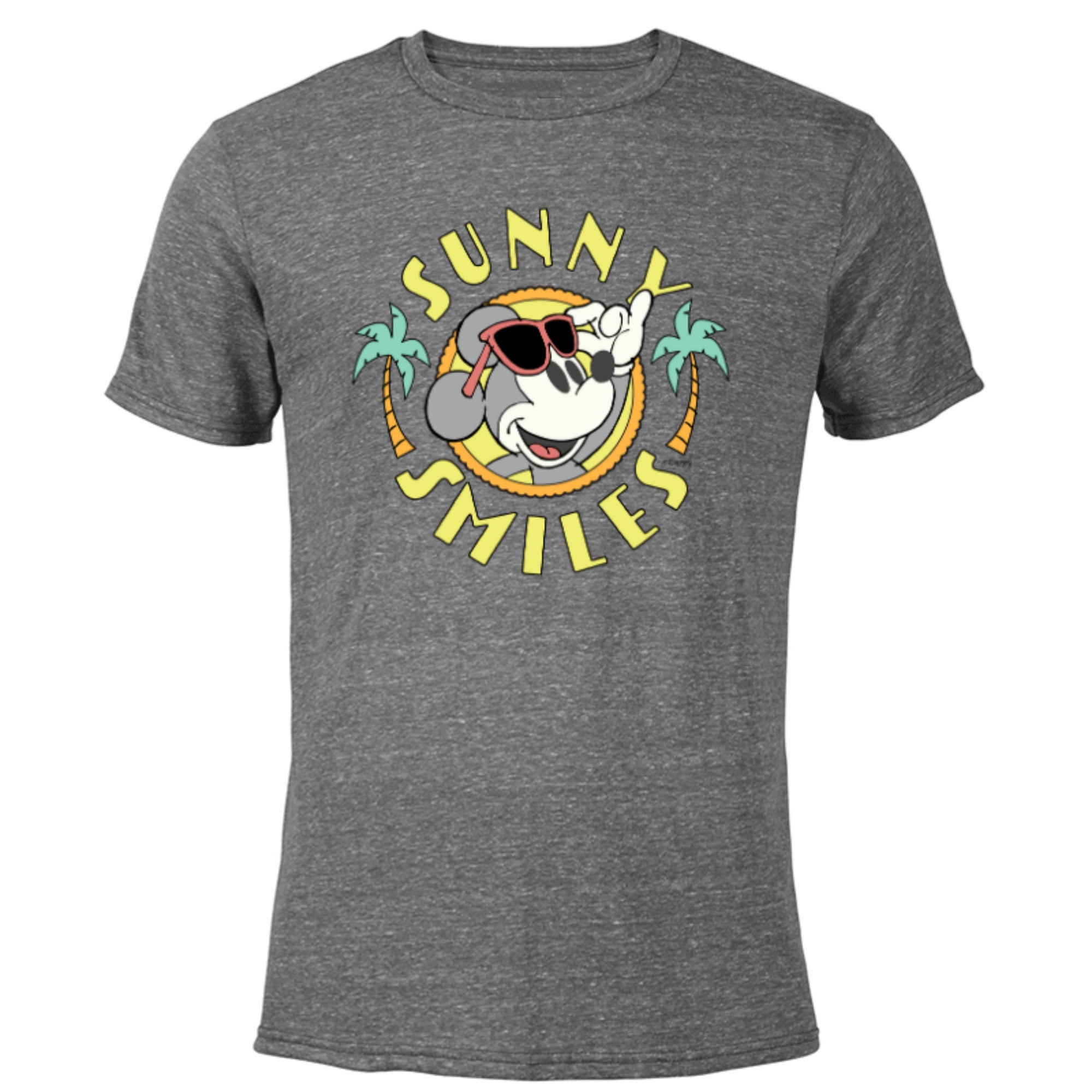Disney Mickey Mouse Sunny Smiles Summer - Short Sleeve Blended T-Shirt ...