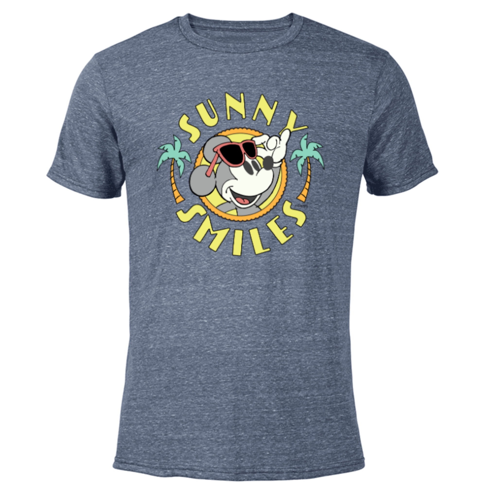Disney Mickey Mouse Sunny Smiles Summer - Short Sleeve Blended T-Shirt ...
