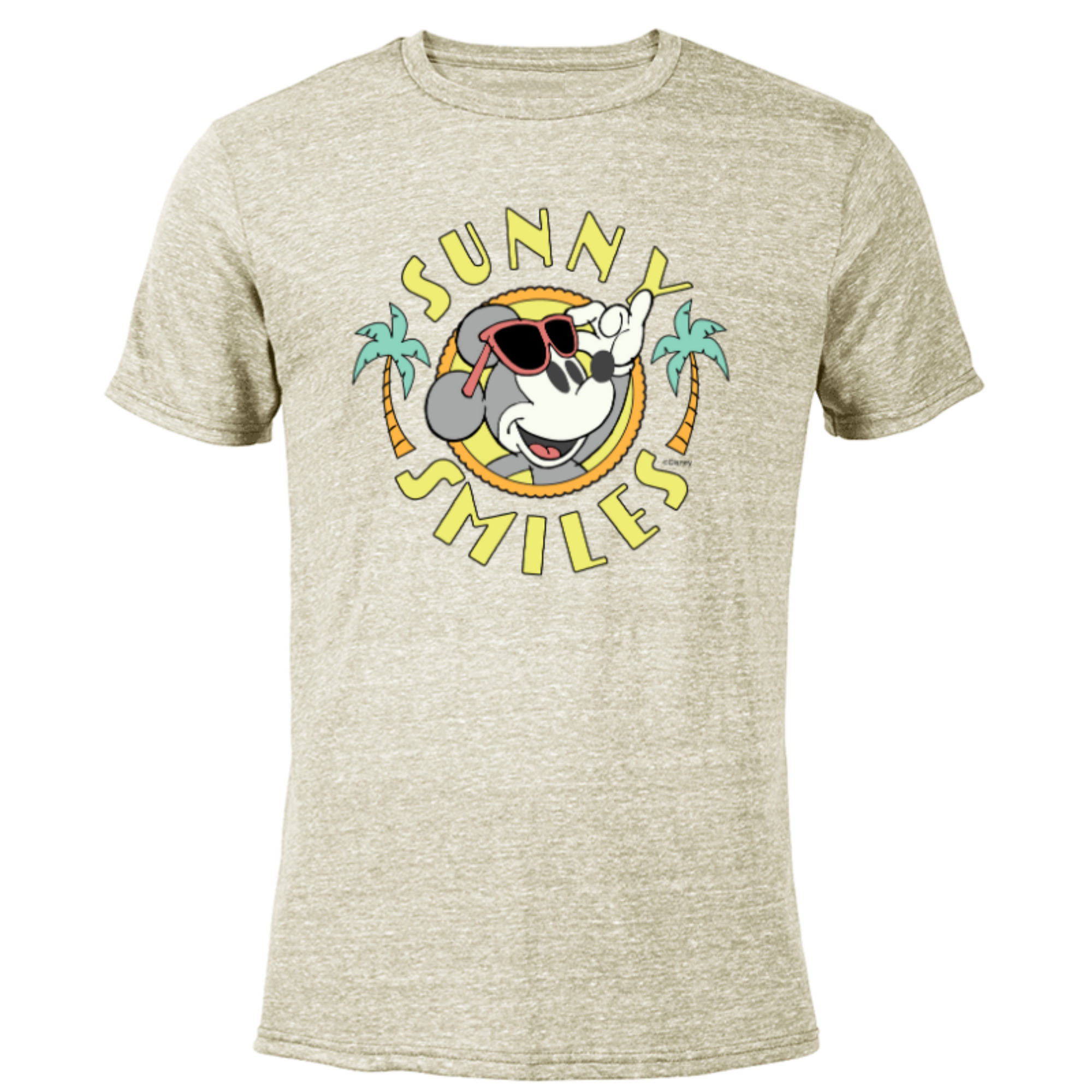 Disney Mickey Mouse Sunny Smiles Summer - Short Sleeve Blended T-Shirt ...