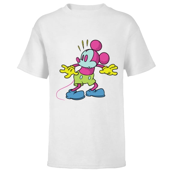 Disney Mickey Mouse Surprise Behind You Retro Pop Art - Short Sleeve T ...