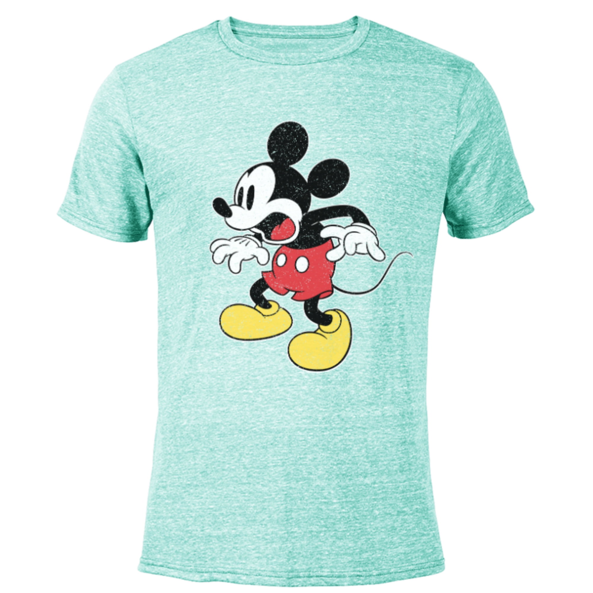Disney Mickey Mouse Surprised - Short Sleeve Blended T-Shirt for Adults ...