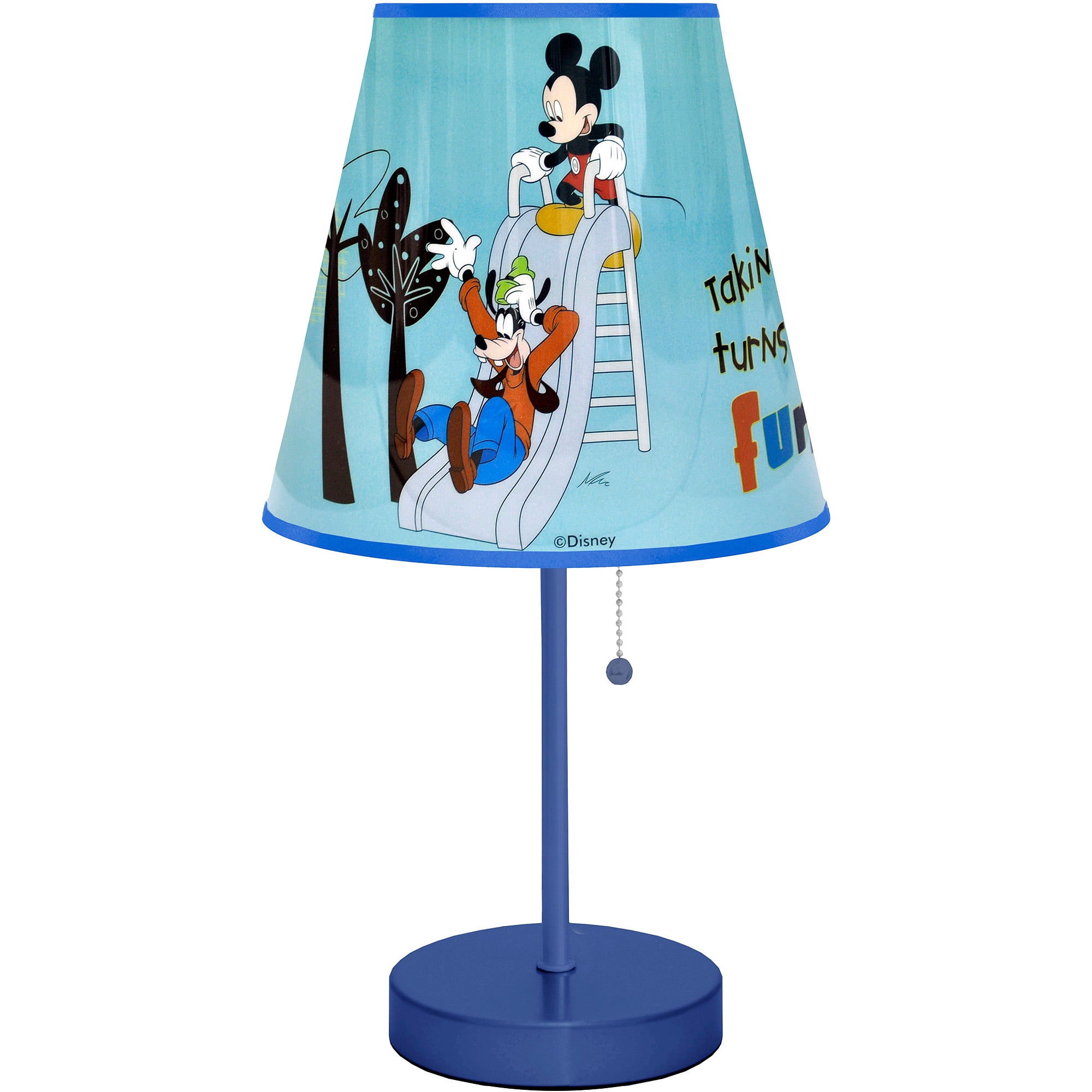 Disney Mickey Mouse Table Lamp, Blue - Walmart.com