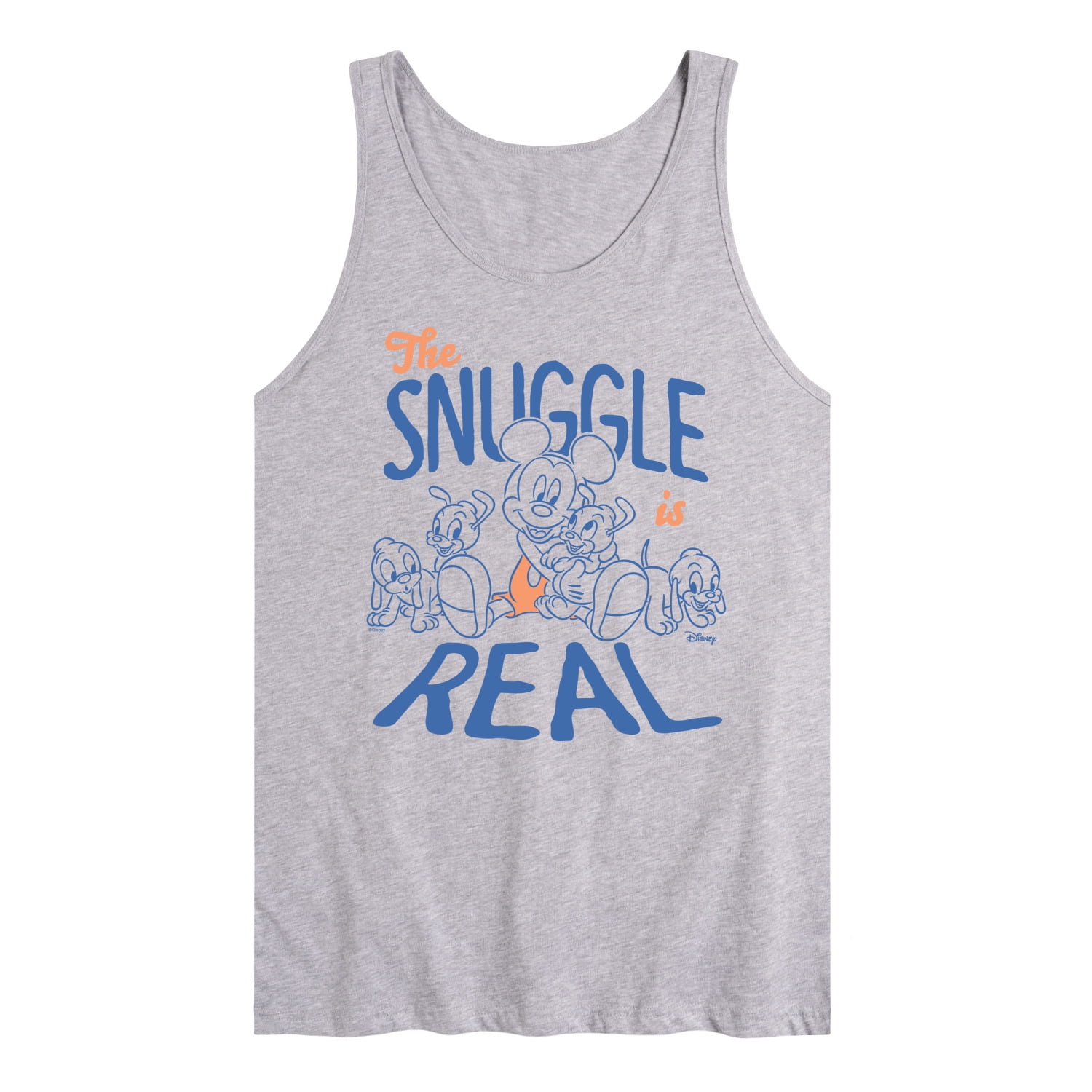 Disney - Mickey Mouse - The Snuggle Is Real - Men's Jersey Tank Top ...