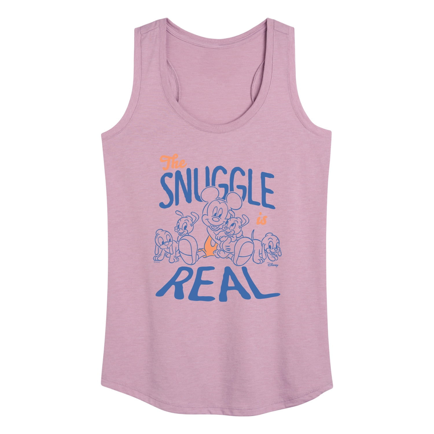 Disney - Mickey Mouse - The Snuggle Is Real - Women's Racerback Tank ...