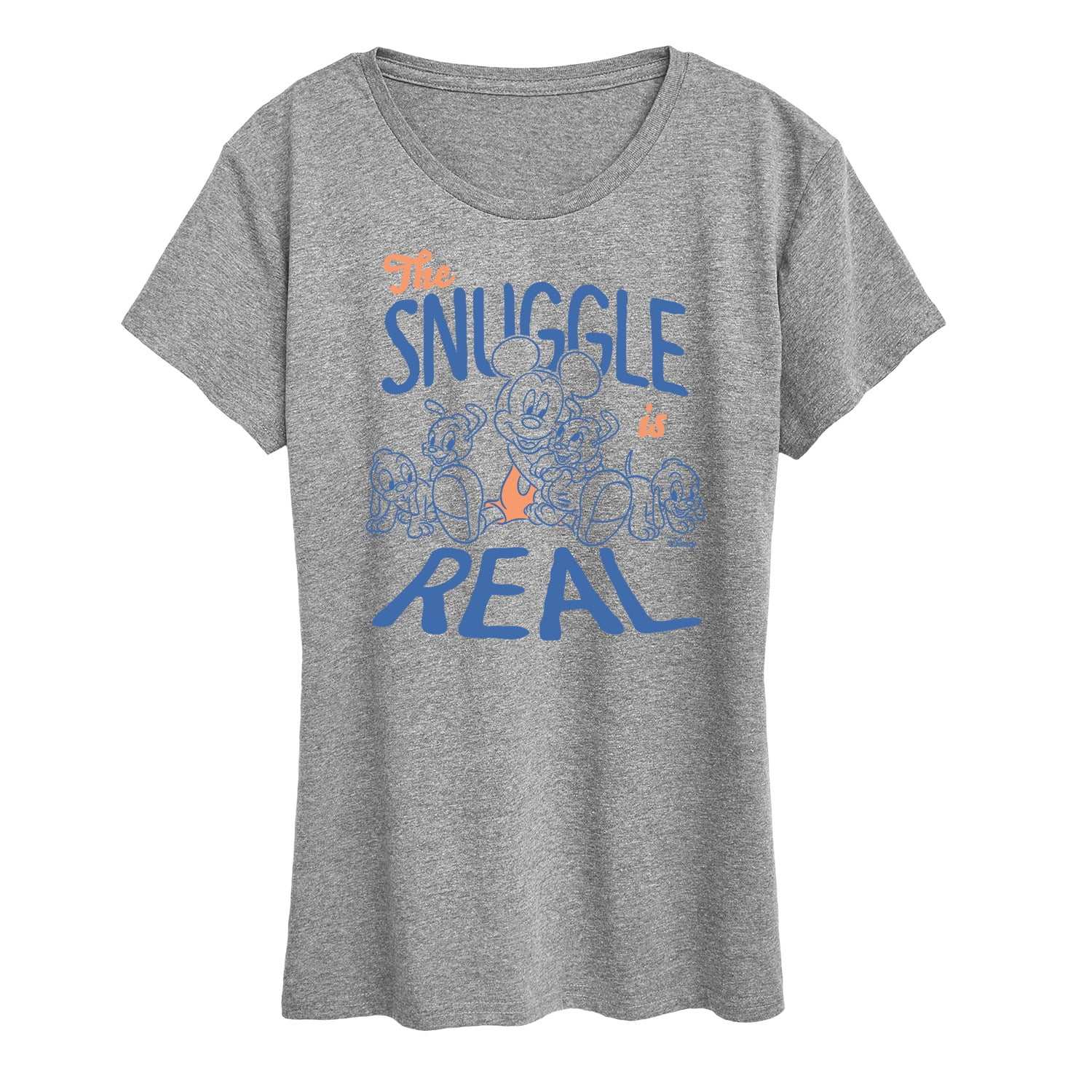 Disney - Mickey Mouse - The Snuggle Is Real - Women's Short Sleeve ...