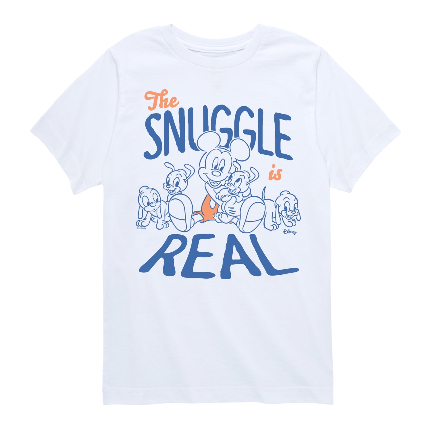 Disney - Mickey Mouse - The Snuggle is Real - Youth Short Sleeve ...