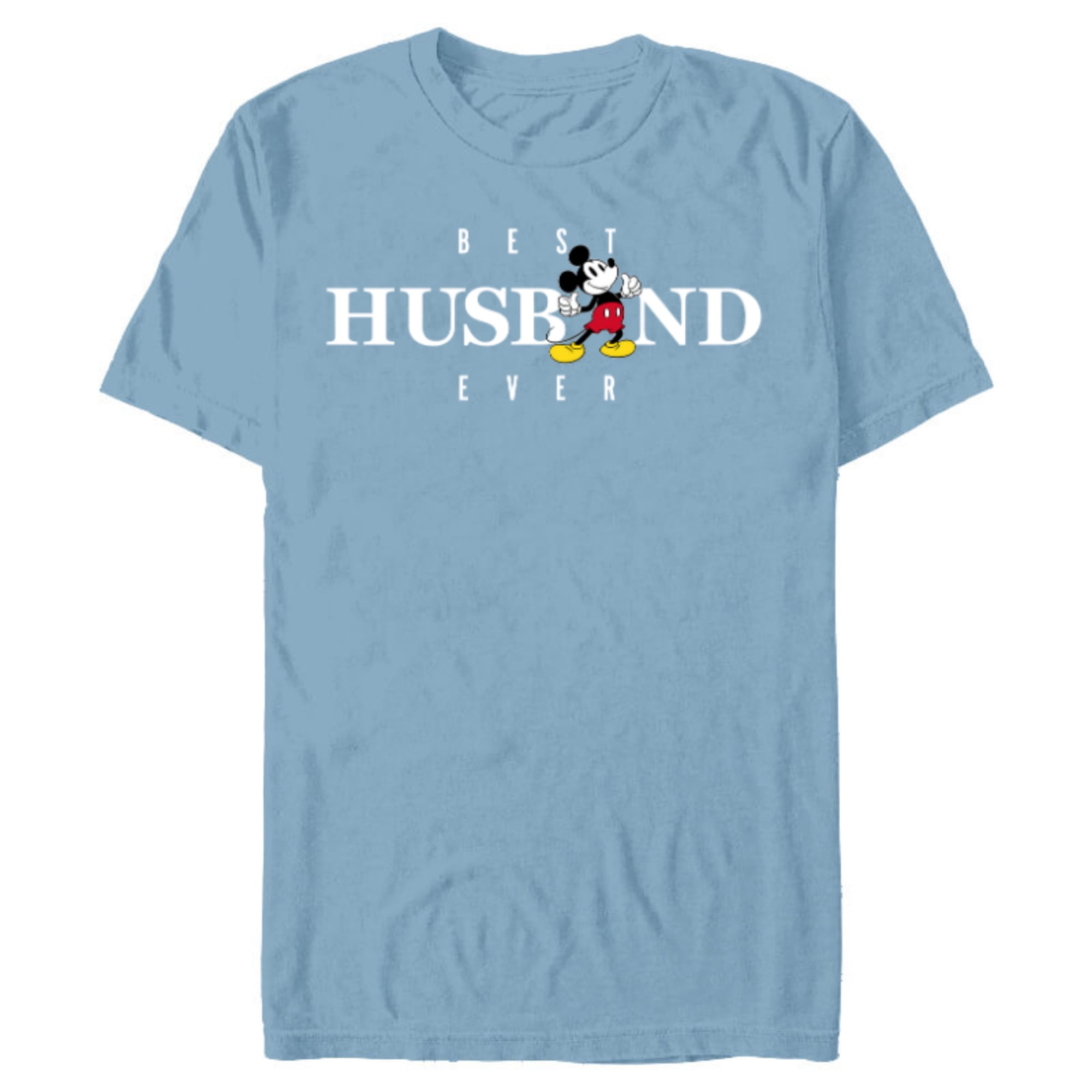 Disney Mickey Mouse Thumbs Up Best Husband Ever Family- Short Sleeve ...