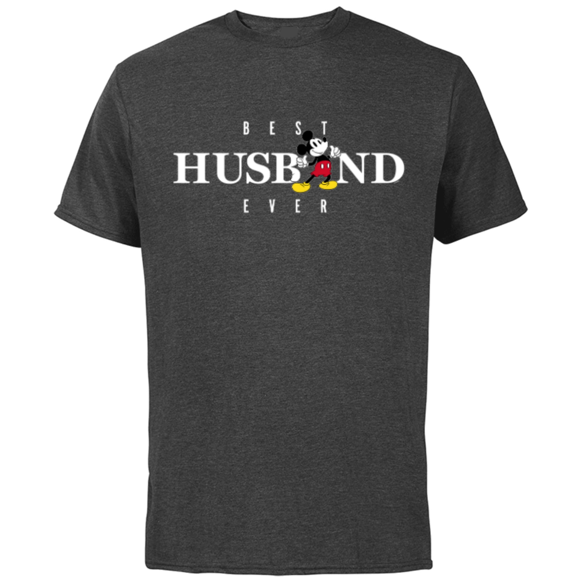 Disney Mickey Mouse Thumbs Up Best Husband Ever Family- Short Sleeve ...