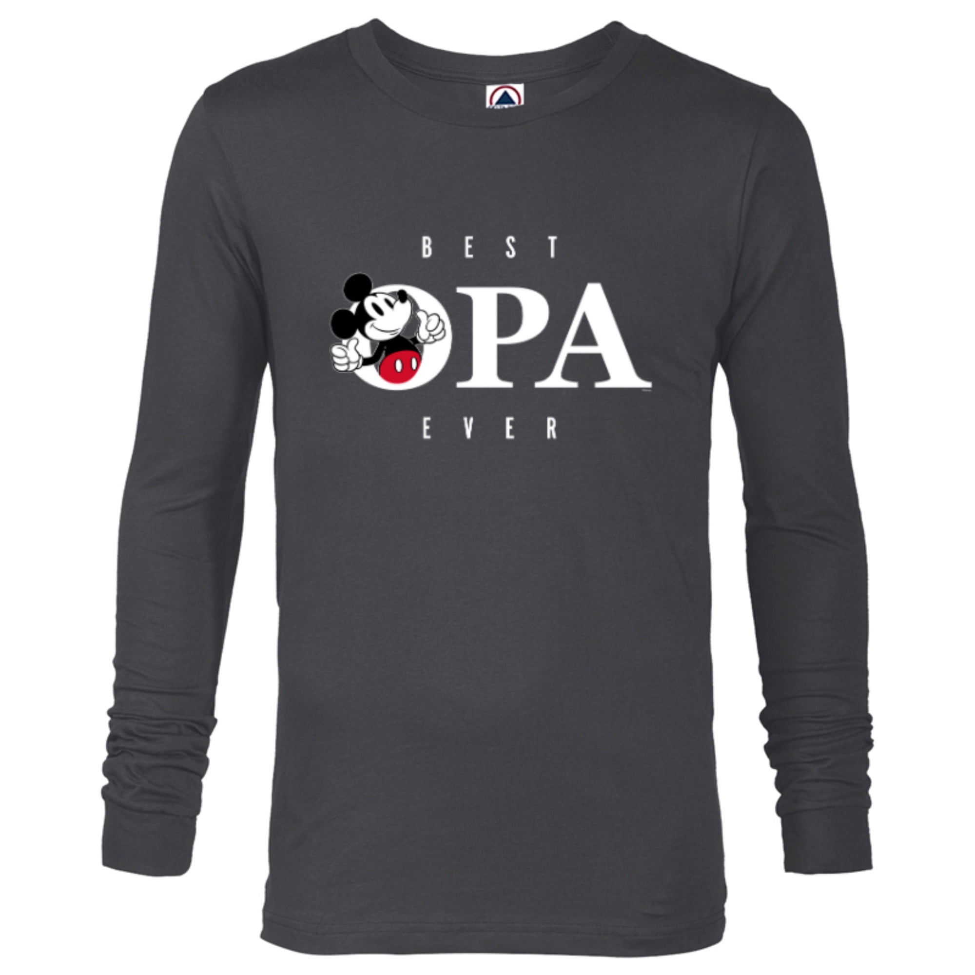 Disney Mickey Mouse Thumbs Up Best Opa Ever Father’s Day - Long Sleeve ...