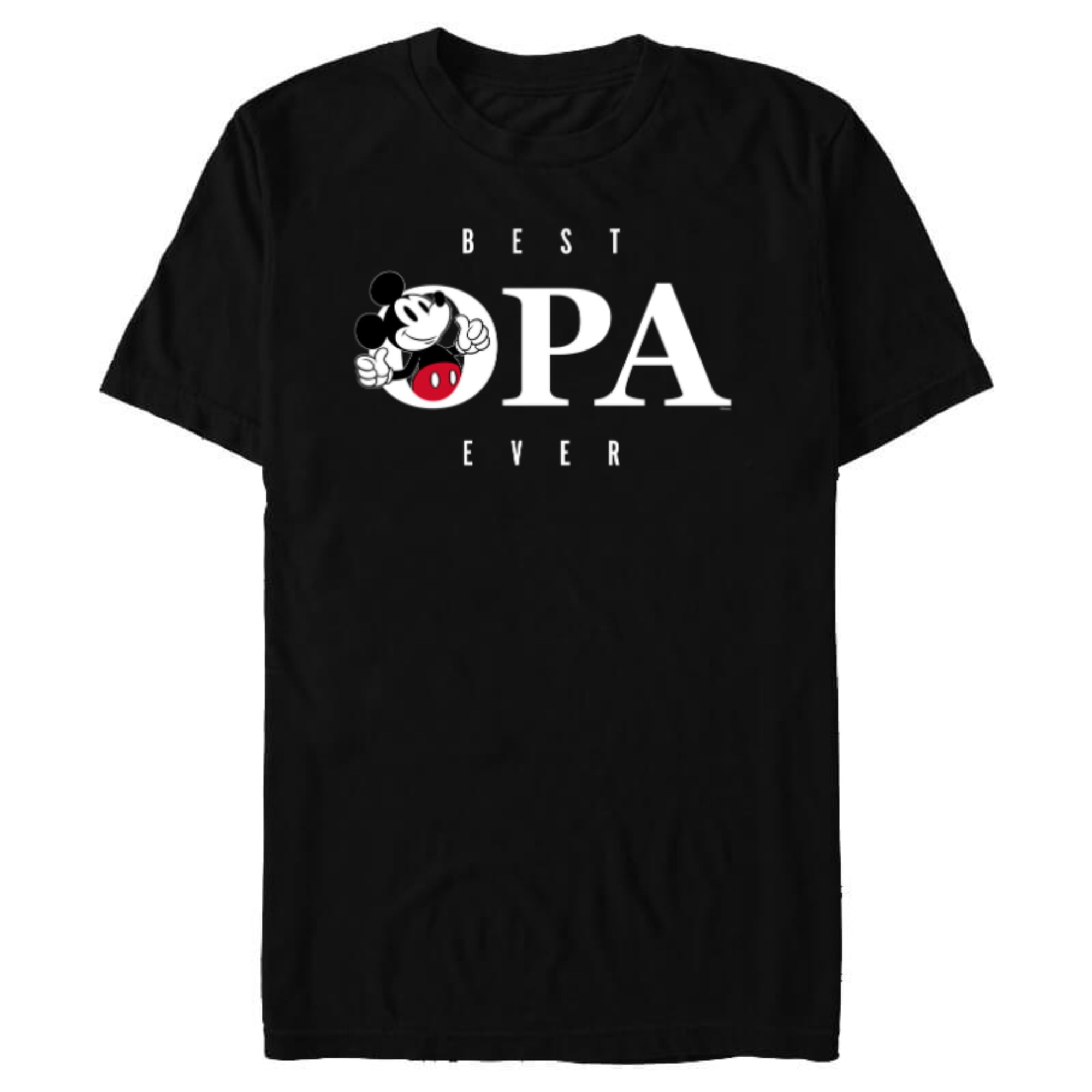 Disney Mickey Mouse Thumbs Up Best Opa Ever Father’s Day - Short Sleeve ...