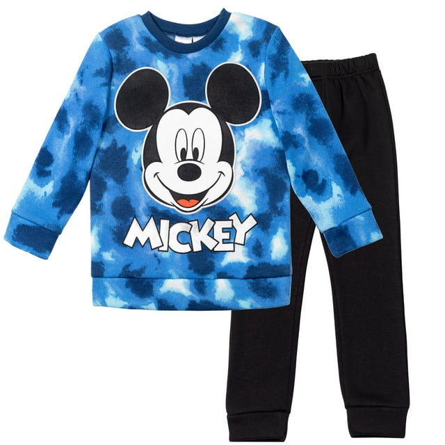 Disney Mickey Mouse Toddler Boys Fleece Sweatshirt and Pants Set Infant ...