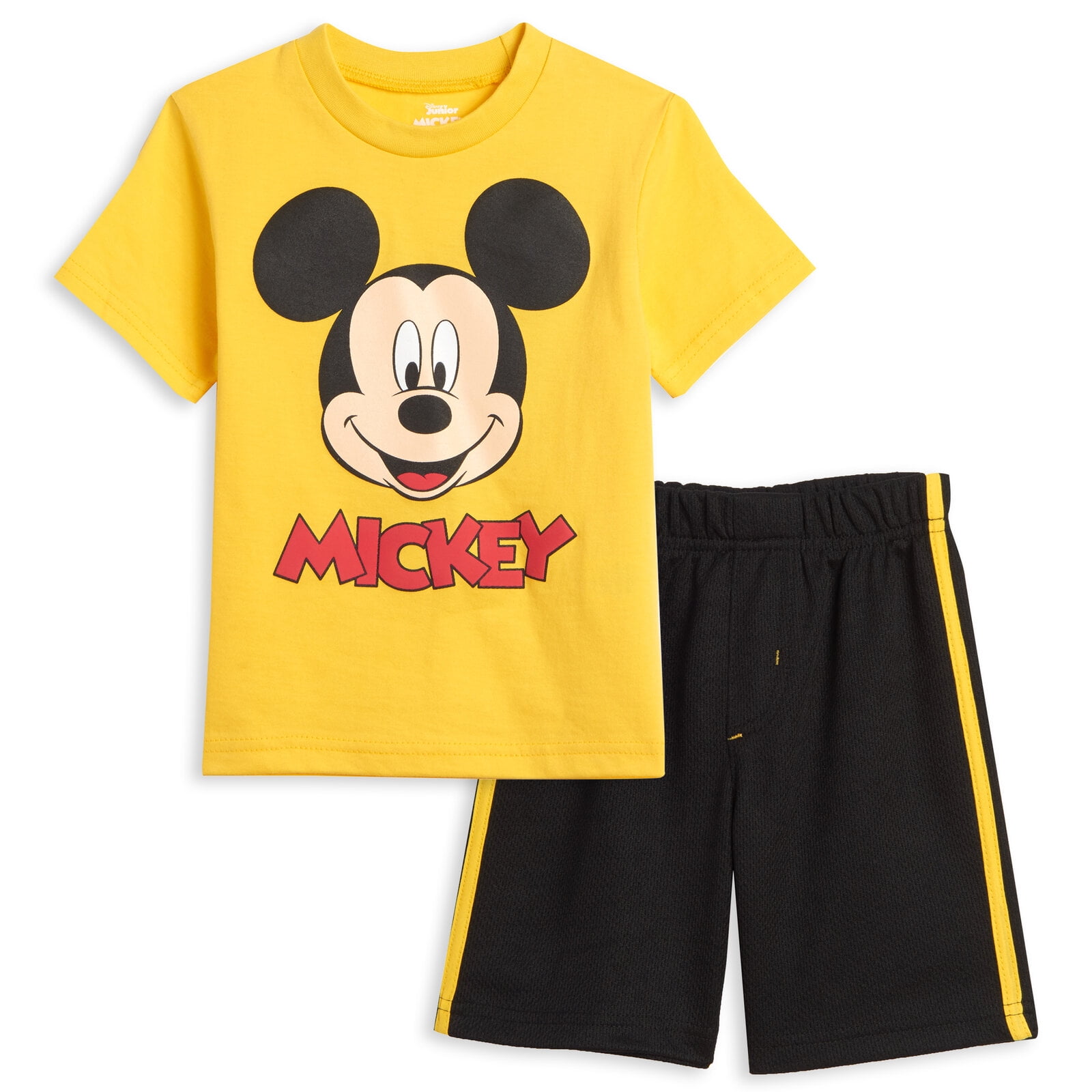 Disney Mickey Mouse Toddler Boys T-Shirt and Active Dolphin Mesh Shorts ...
