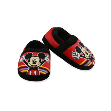 Disney Mickey Mouse Toddler Boys' Legendary Dual Sizes Slippers - Blue ...