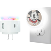 Disney Mickey and Minnie Color-Changing LED Tabletop Lamp, Dimmable, 7 ...