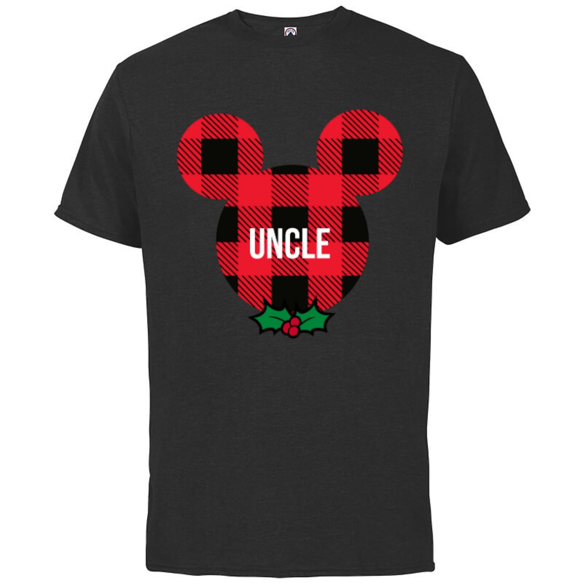 Disney Mickey Mouse UNCLE Holiday Family - Short Sleeve Cotton T-Shirt ...