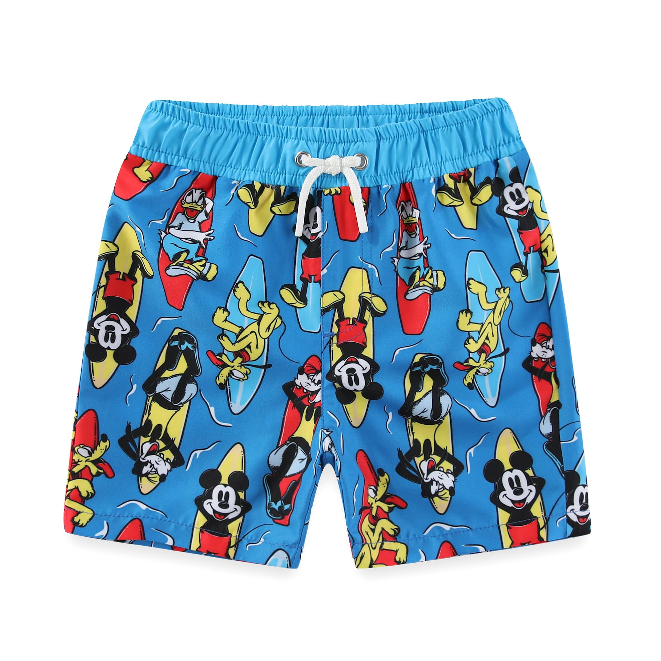 Disney Mickey Mouse UPF 50+ Swim Trunks Bathing Suit (Boys), Sizes 2T-6 ...