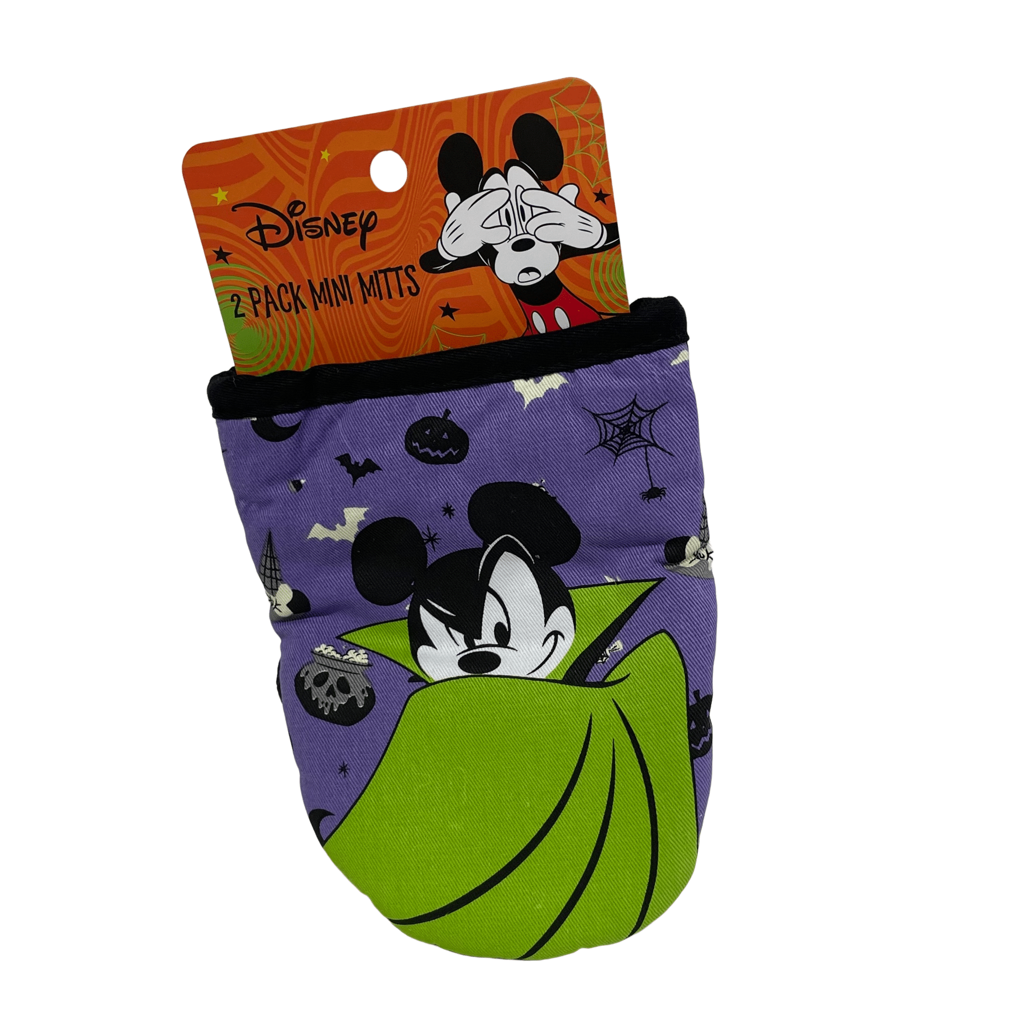 Disney Mickey Mouse Vampire Halloween Purple Mini Oven Mitts Set ...