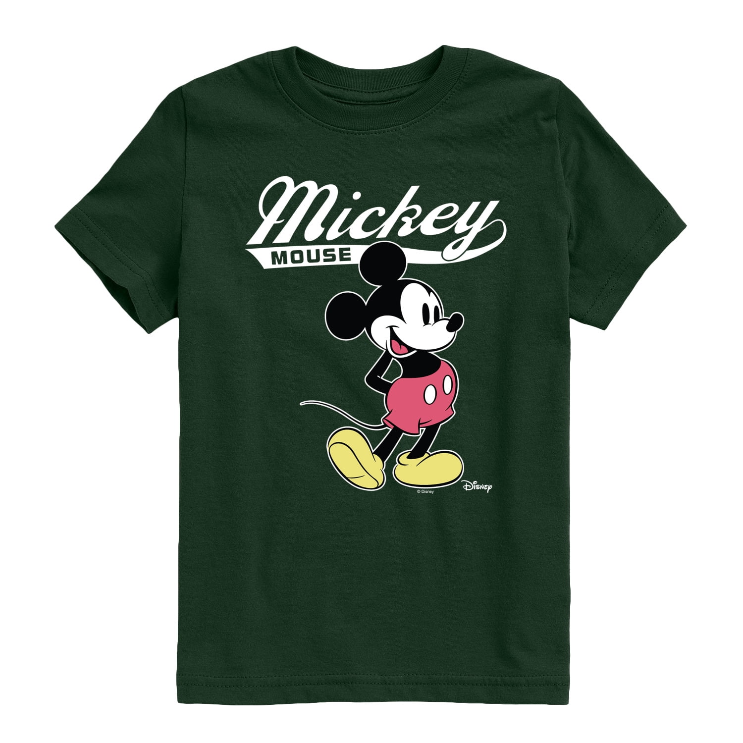 Disney - Mickey Mouse Varsity - Youth Boys Short Sleeve Graphic T-Shirt ...