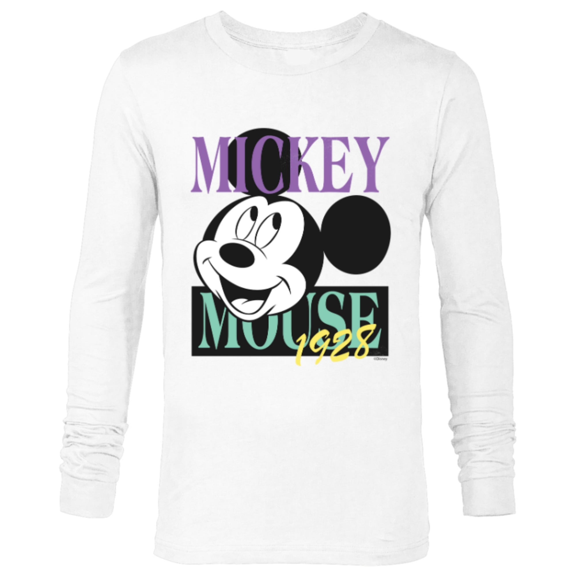 Disney Mickey Mouse Vintage Classics 1928 Retro - Long Sleeve T-Shirt ...