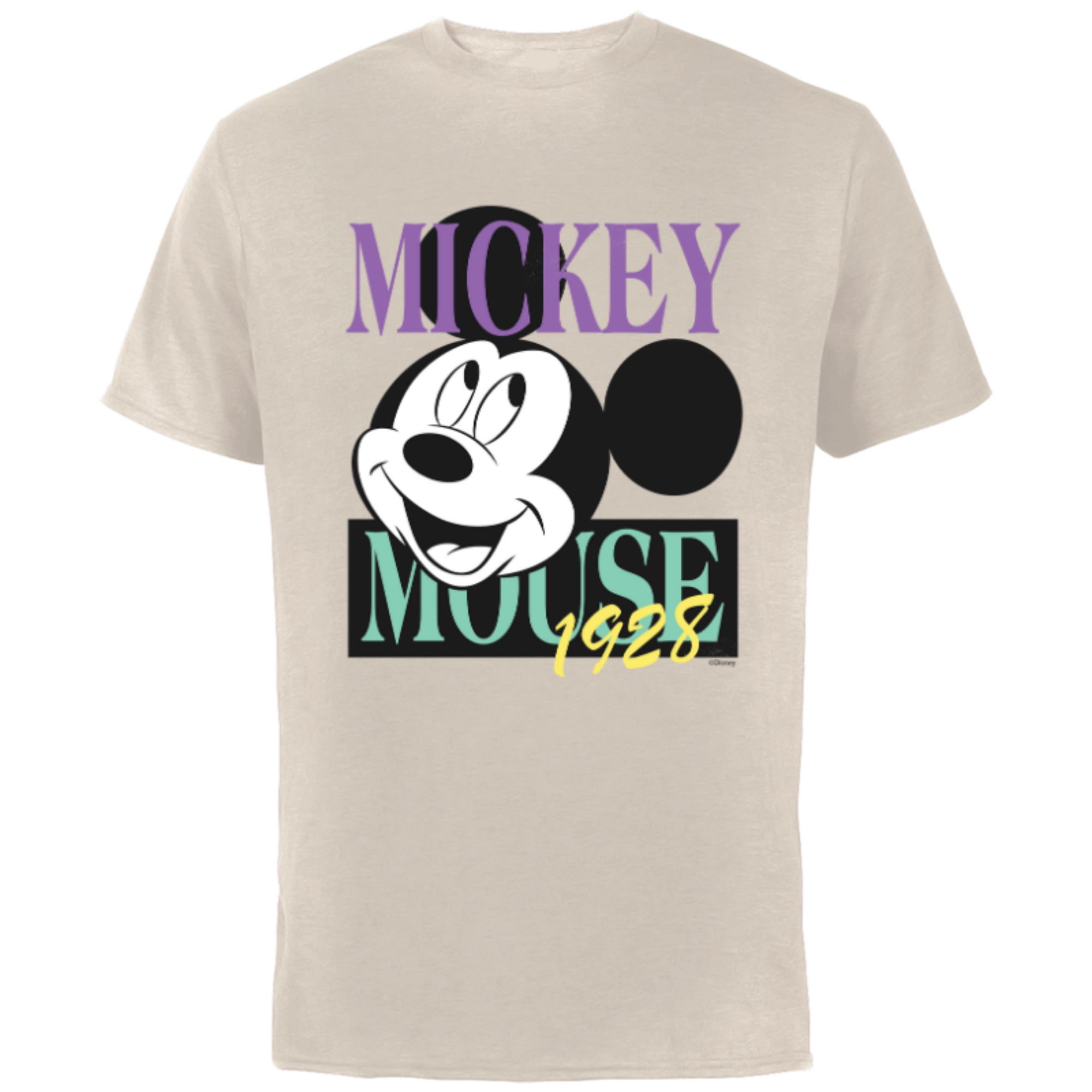 Disney Mickey Mouse Vintage Classics 1928 Retro - Short Sleeve Cotton T ...