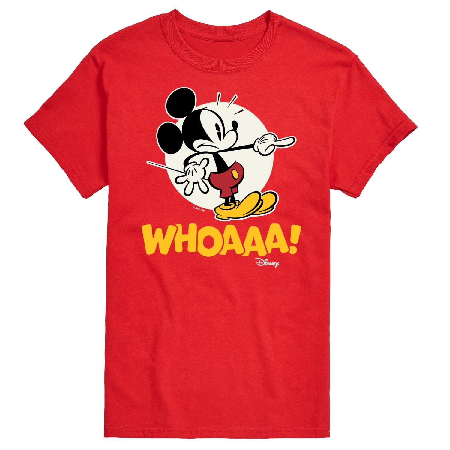 Disney - Mickey Mouse - WHOAAA! - Men's Short Sleeve Graphic T-Shirt ...