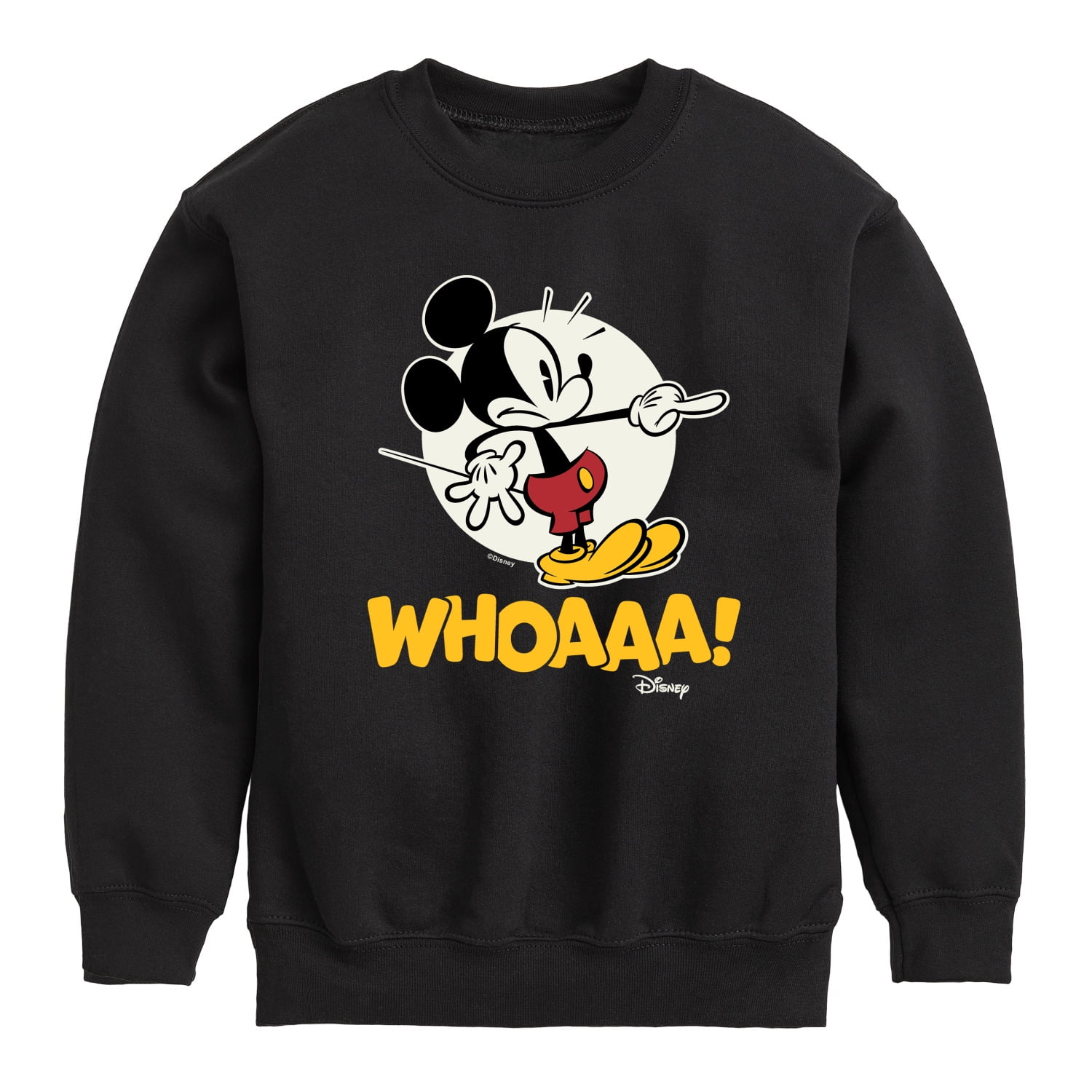 Disney - Mickey Mouse - WHOAAA! - Youth Crewneck Fleece Sweatshirt ...