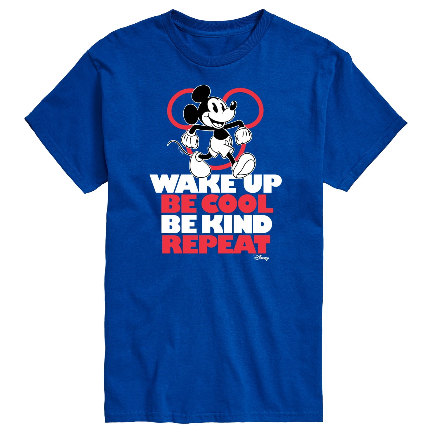Disney - Mickey Mouse - Wake Up, Be Cool, Be Kind, Repeat - Men's Short ...