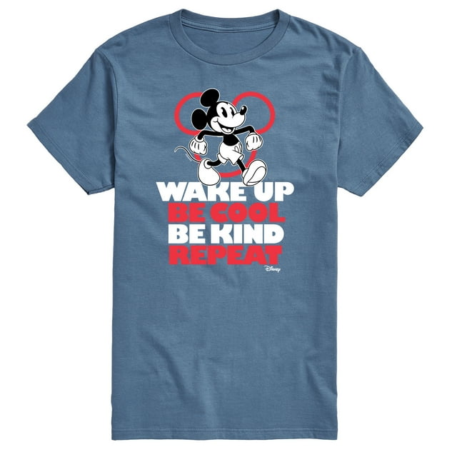 Disney - Mickey Mouse - Wake Up, Be Cool, Be Kind, Repeat - Men's Short ...