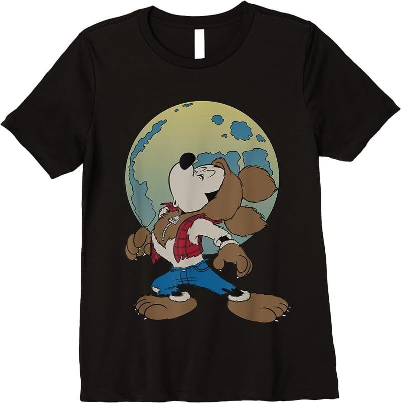 Disney Mickey Mouse Werewolf Halloween T-Shirt - Walmart.com